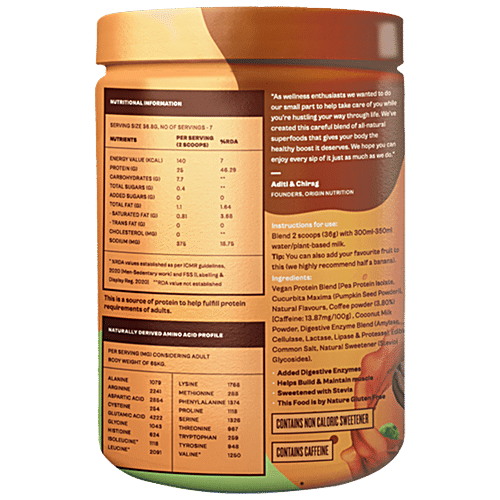 Buy Origin Nutrition Daily Vegan Protein - Natural, Non-GMO, No Added ...