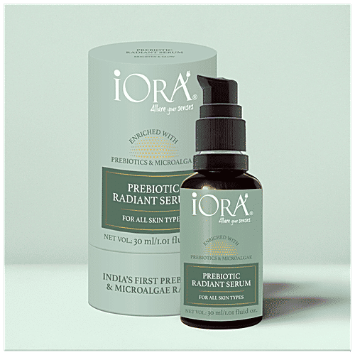Buy iORA Prebiotic Radiant Serum - Enriched With Vitamin C, For All Skin Types, No Parabens ...