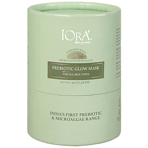 Buy iORA Prebiotic Glow Mask - With Kaolin Clay, Skin Brightening, For ...