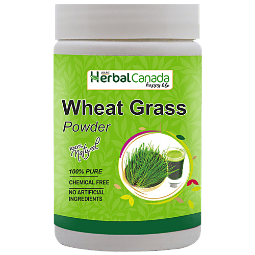 Buy Herbal Canada Wheat Grass/Churan Powder - 100% Natural & Pure ...