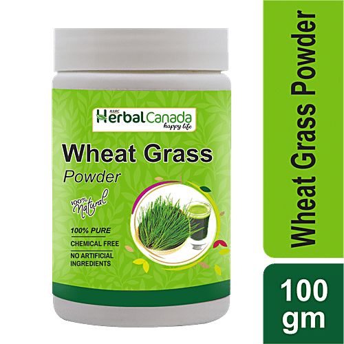 Buy Herbal Canada Wheat Grass/Churan Powder - 100% Natural & Pure ...
