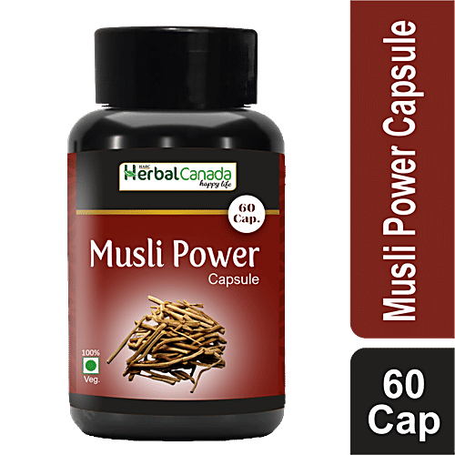 Buy Herbal Canada Musli Power Capsule - 100% Natural, Boosts Energy ...