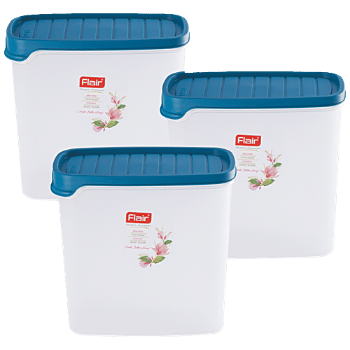 Buy Flair Storage Container - Smart Design, Rectangle, Blue, BPA Free ...