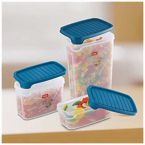 Buy Flair Storage Container - Smart Design, Rectangle, Blue, BPA Free ...