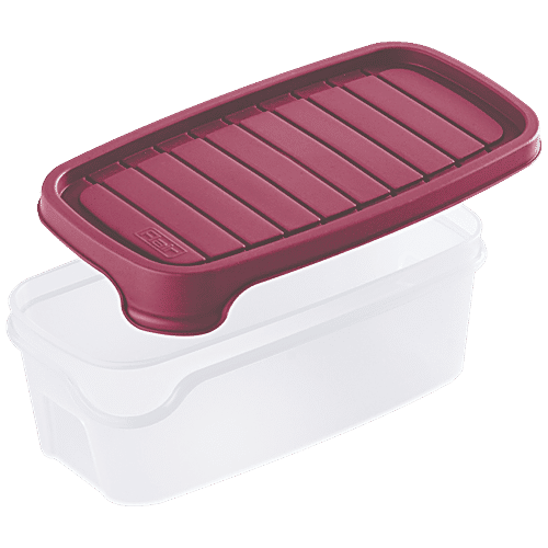 Buy Flair Storage Container - Smart Design, Rectangle, Maroon, BPA Free ...