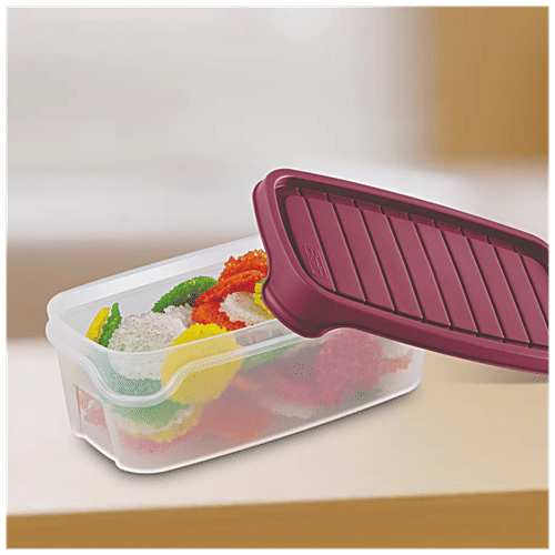 Buy Flair Storage Container - Smart Design, Rectangle, Maroon, BPA Free ...