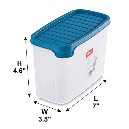 Buy Flair Storage Container - Smart Design, Rectangle, Blue, BPA Free ...