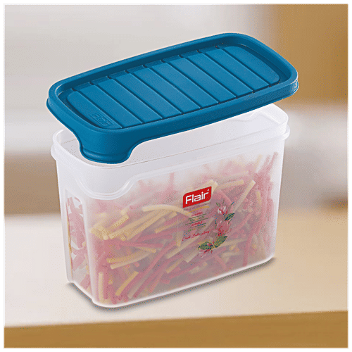 Buy Flair Plastics Storage Container - Smart Design, Rectangle, Blue ...