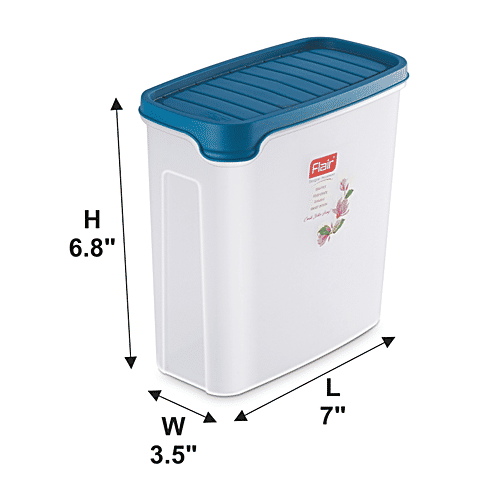 Buy Flair Storage Container - Smart Design, Rectangle, Blue, BPA Free ...