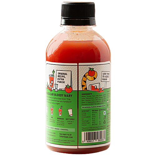 Buy Tipsy Tiger Bloodiest Mary Cocktail Mix - Non-Alcoholic Beverage ...