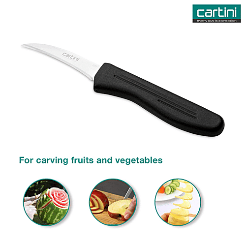Buy Cartini by Godrej Paring Knife 7145 For Kitchen - Stainless Steel ...