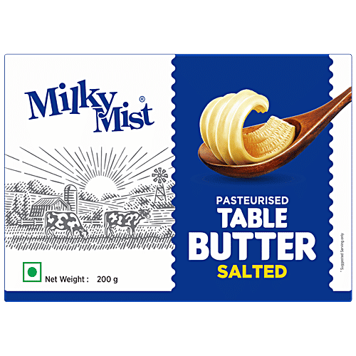 Buy Milky Mist Table Butter - Salted, Pasteurised, Rich, Creamy Online ...