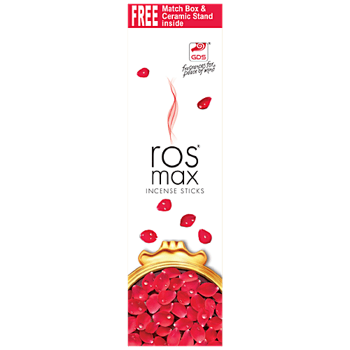 Buy GDS Ros Max Agarbathi Incense Sticks - Fragrances For Peace Of Mind ...