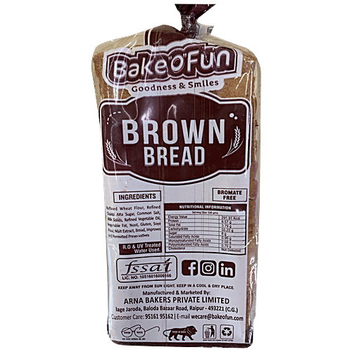 Buy Bake O Fun Brown Bread - Premium, Soft, Healthy, Rich In Nutrients ...
