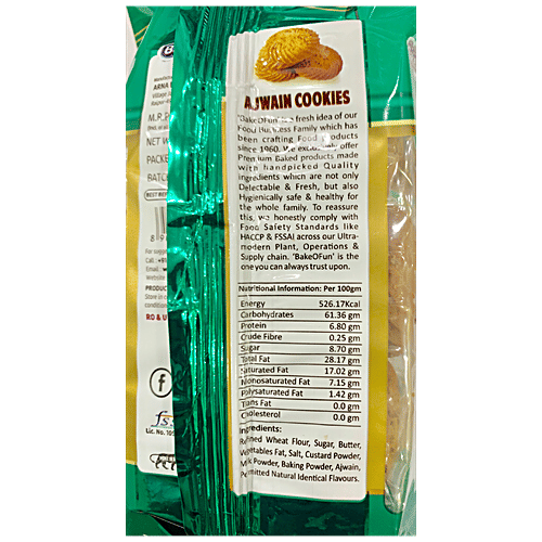 Buy Bake O Fun lite Lite Ajwain Cookies - Authentic, Premium & Fresh ...