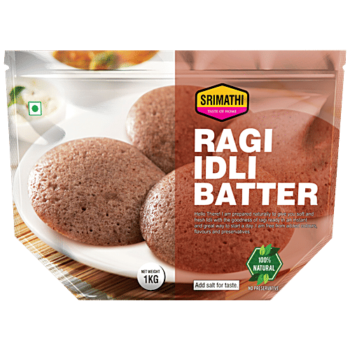 Buy Srimathi Foods Ragi Idli Batter - 100% Natural, No Preservatives ...
