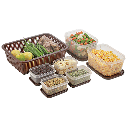 Buy Joyo plastics Scottish Basket No.1 - Brown, Alfa Container 100, 121 ...