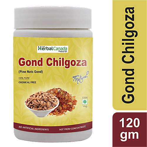 Buy Herbal Canada Pine Nuts/Chilgoza Gond - 100% Natural & Pure, Rich ...