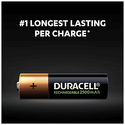 Buy Duracell Rechargeable Battery - AA, HR6, 2500mAh, 1.2 V Online at ...