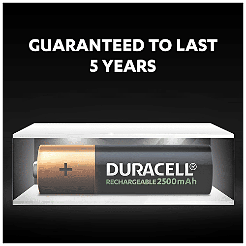 Buy Duracell Rechargeable Battery - AA, HR6, 2500mAh, 1.2 V Online at ...
