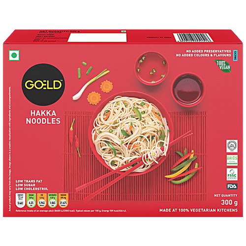 Buy Goeld Frozen Foods Hakka Noodles - Authentic Chinese Recipe, Low ...