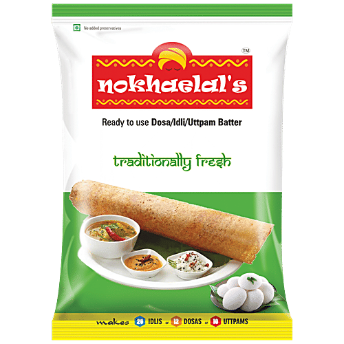 Buy Nokhaelal's Instant Batter - Fresh, For Crispy Dosa, Soft Idli ...