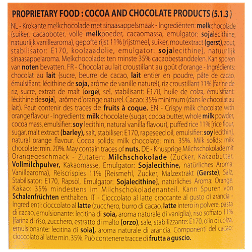 Buy Chocola's 36 Chocola’s Crispy Orange Chocolate - Rich Flavour ...