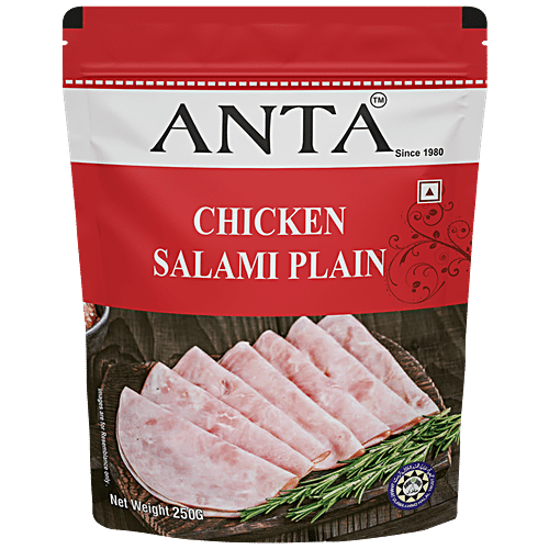 Buy ANTA Chicken Plain Salami Slices - Ready To Cook Online at Best ...