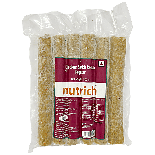 Buy Nutrich Chicken Seekh Kebab - Regulars, Ready To Cook Online at ...