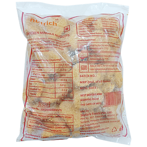 Buy Nutrich Chicken Masala Nuggets - Ready To Eat Online at Best Price ...