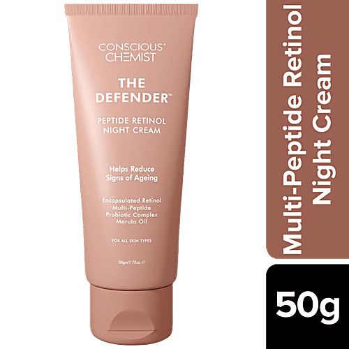 Buy Conscious Chemist The Defender Peptide Retinol Night Cream - Helps ...