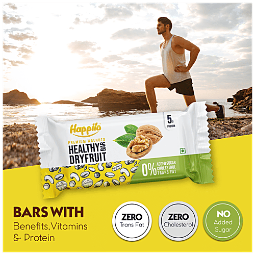 Buy Happilo Premium Walnut Healthy Dry Fruit Bar - Rich In Protein ...