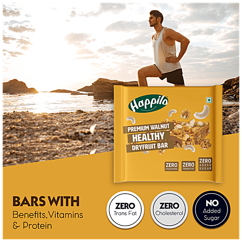 Buy Happilo Premium Walnut Healthy Mini Dry Fruit Bar Online at Best ...