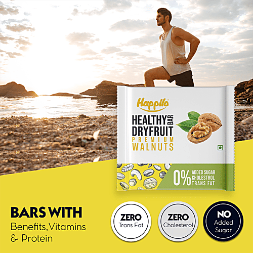 Buy Happilo Premium Walnut Healthy Mini Dry Fruit Bar Online at Best ...