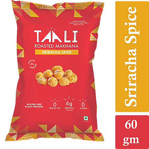 Buy TAALI Roasted Makhana - Sriracha Spice, High In Plant Protein ...