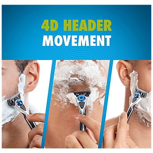 Buy Kloze Advance 3 Razor With 2 Cartridge - Sharp Steel Blade, Rubber ...