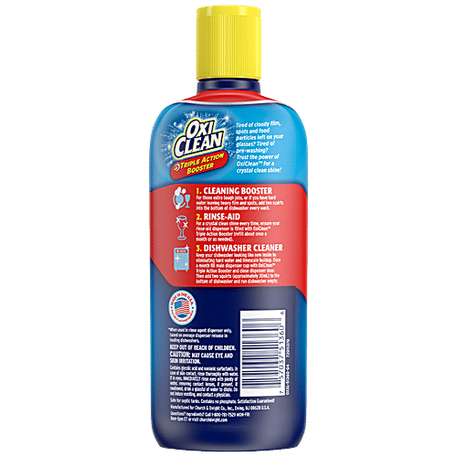 Buy Oxiclean Triple Action Dishwasher Booster Liquid - Removes Tough ...