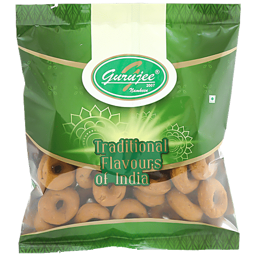 Buy Gurujee Namkeen Kodubale Small - Rich, Crispy, Ready To Eat ...