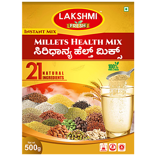 Buy Lakshmi Fresh Millets Health Instant Mix - 21 Natural Ingredients ...