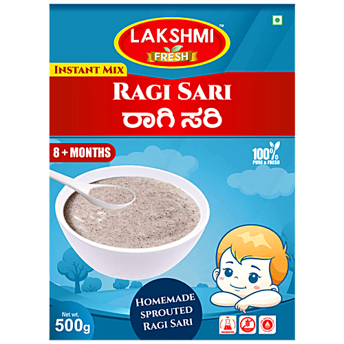 Buy Lakshmi Fresh Ragi Sari Instant Mix - Rich In Protein, Calcium ...