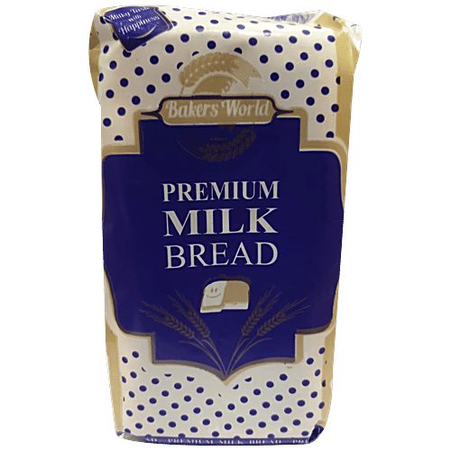 Buy Bakers World Premium Milk Bread - Soft, Spongy, Sweet Online at ...