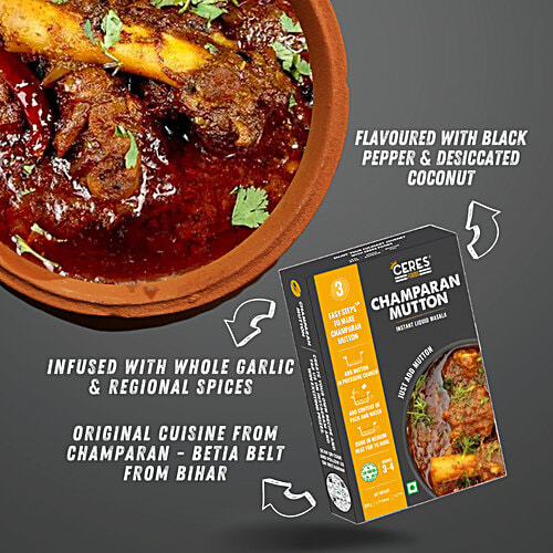 Buy Ceres Foods Champaran Ahuna Handi Mutton Instant Liquid Masala ...