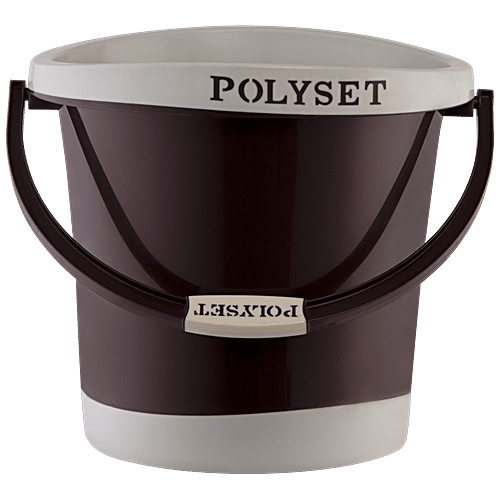 Buy Polyset Ultra Bucket 18 Litres, Brown Online at Best Price of Rs ...