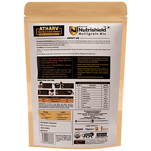 Buy Atharv Home Made Products Nutrishield Multigrain Mix - 100% Natural ...
