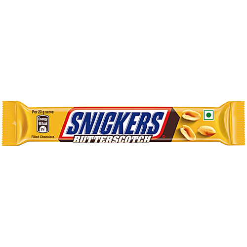 Buy Snickers Butterscotch Chocolate Bar - Premium & Rich Online at Best ...