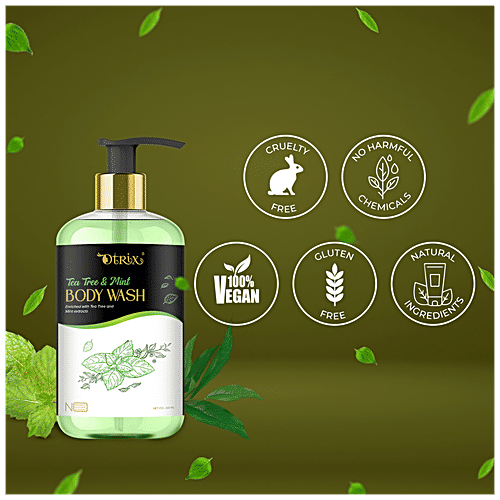 Buy Otrix Tea Tree & Mint Body Wash With Tea Tree & Neem, Shower Gel ...