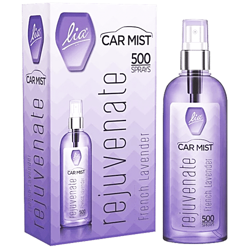 Buy Lia Car Mist Spray - French Lavender, Rejuvenate, Refreshing Aroma ...