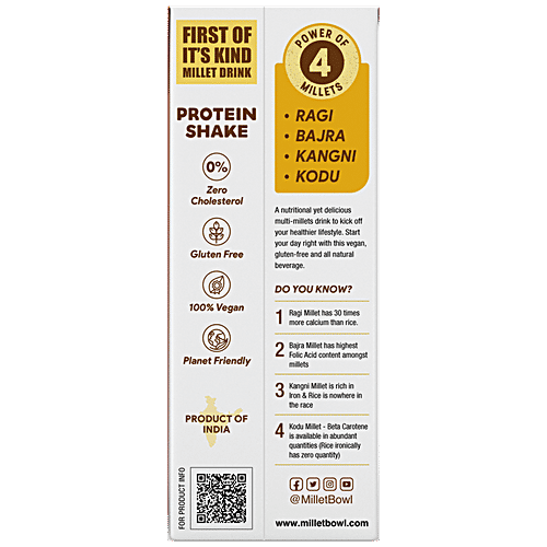 Buy Millet Bowl Multi-Millet Protein Shake - Vitamin-Rich, Vegan ...