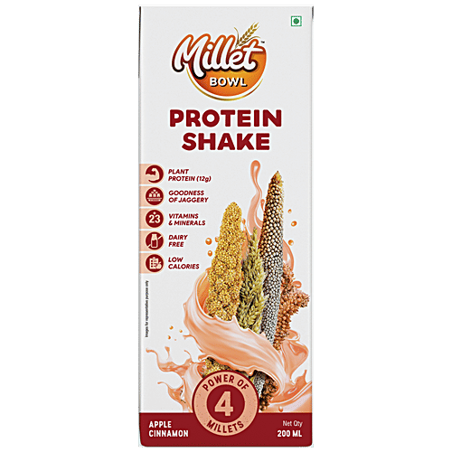 Buy Millet Bowl Multi-Millet Protein Shake - Vitamin-Rich, Vegan ...