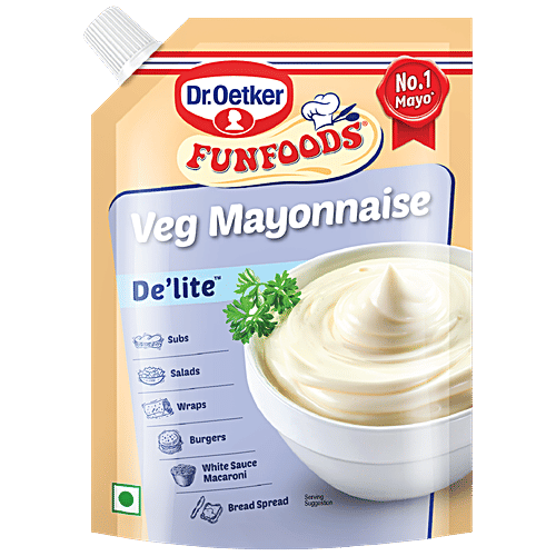 Buy Dr.Oetker Funfoods Veg Mayonnaise - De'lite Online at Best Price of ...